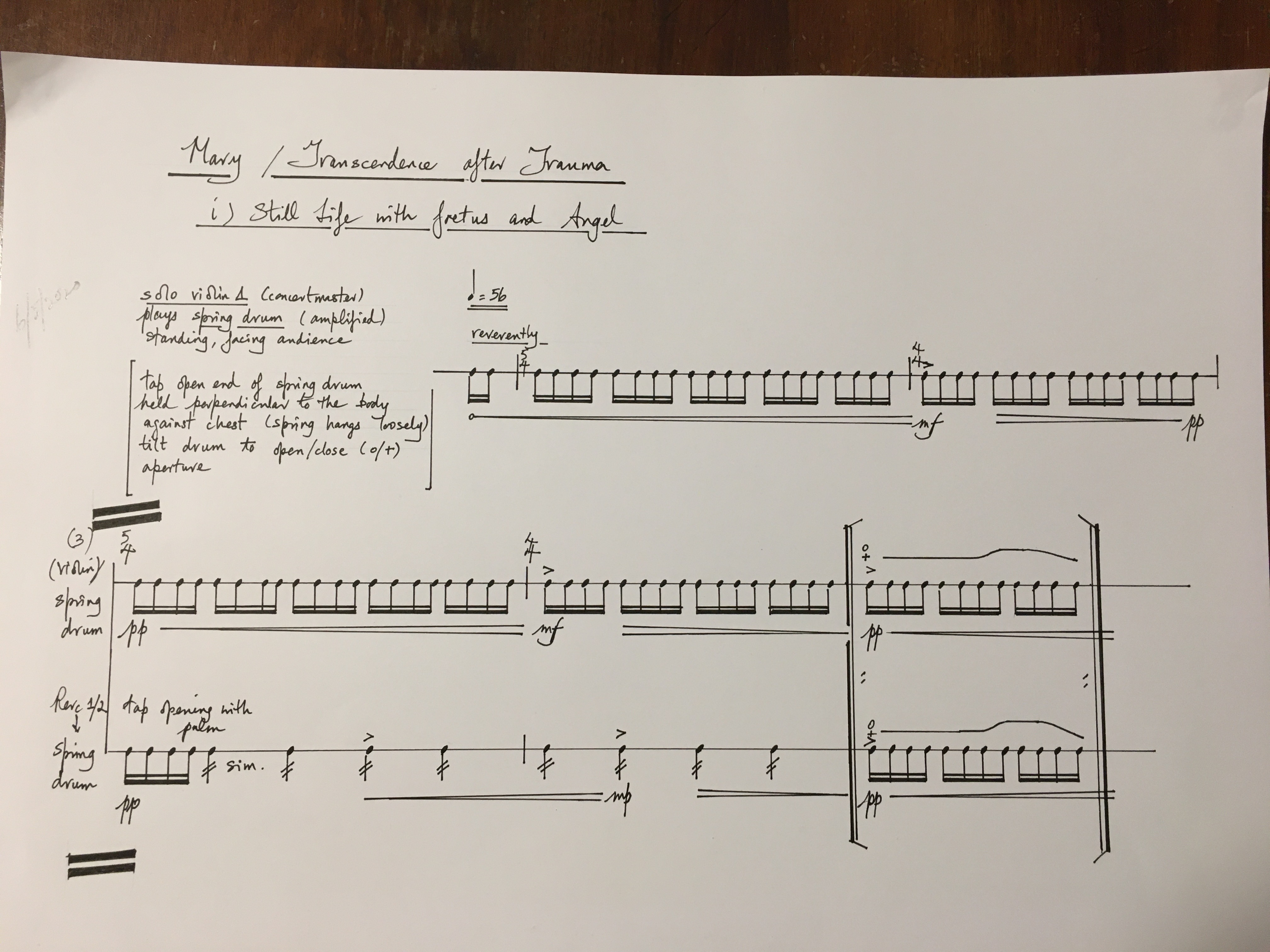 once around the room (work-in-progress), *& now complete – Liza Lim